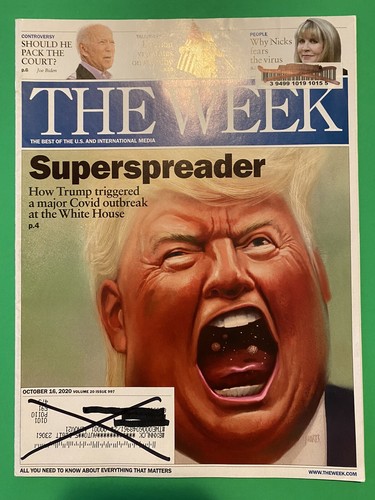The Week Political Magazine October 16, 2020 Superspreader | eBay