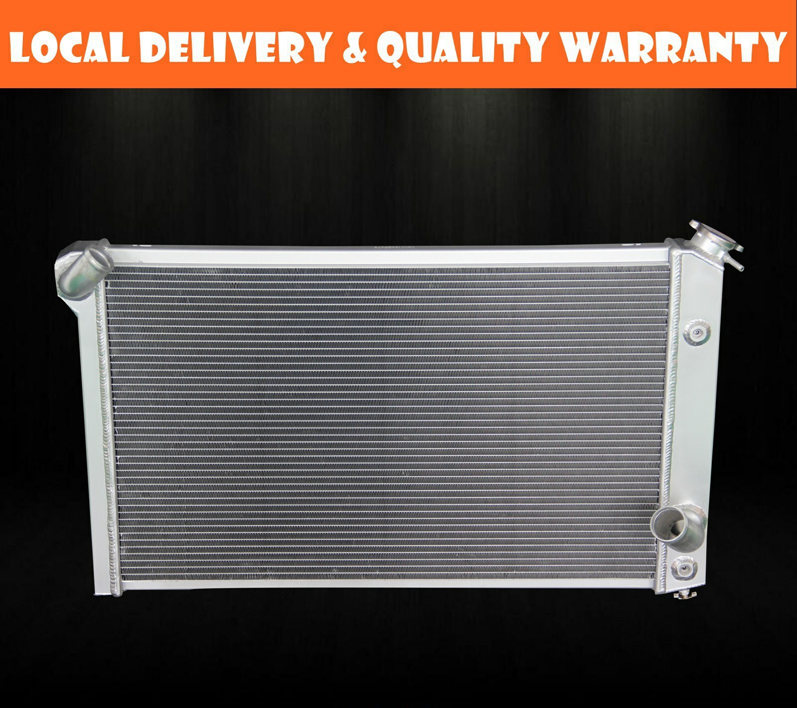 Aluminum Radiator 3 Rows Fit 1973 74 75 1976 Chevrolet Corvette 5.7L 7 ...