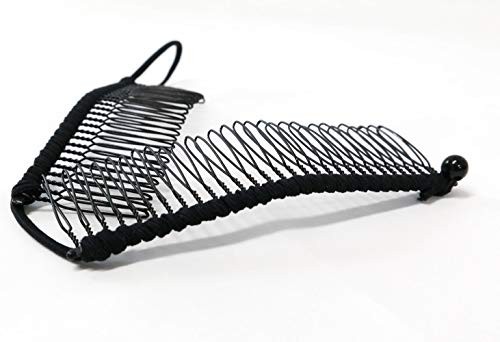 GETAGOTA Adjustable Banana Hair Clip Comb Clips for Women Stretch black ...