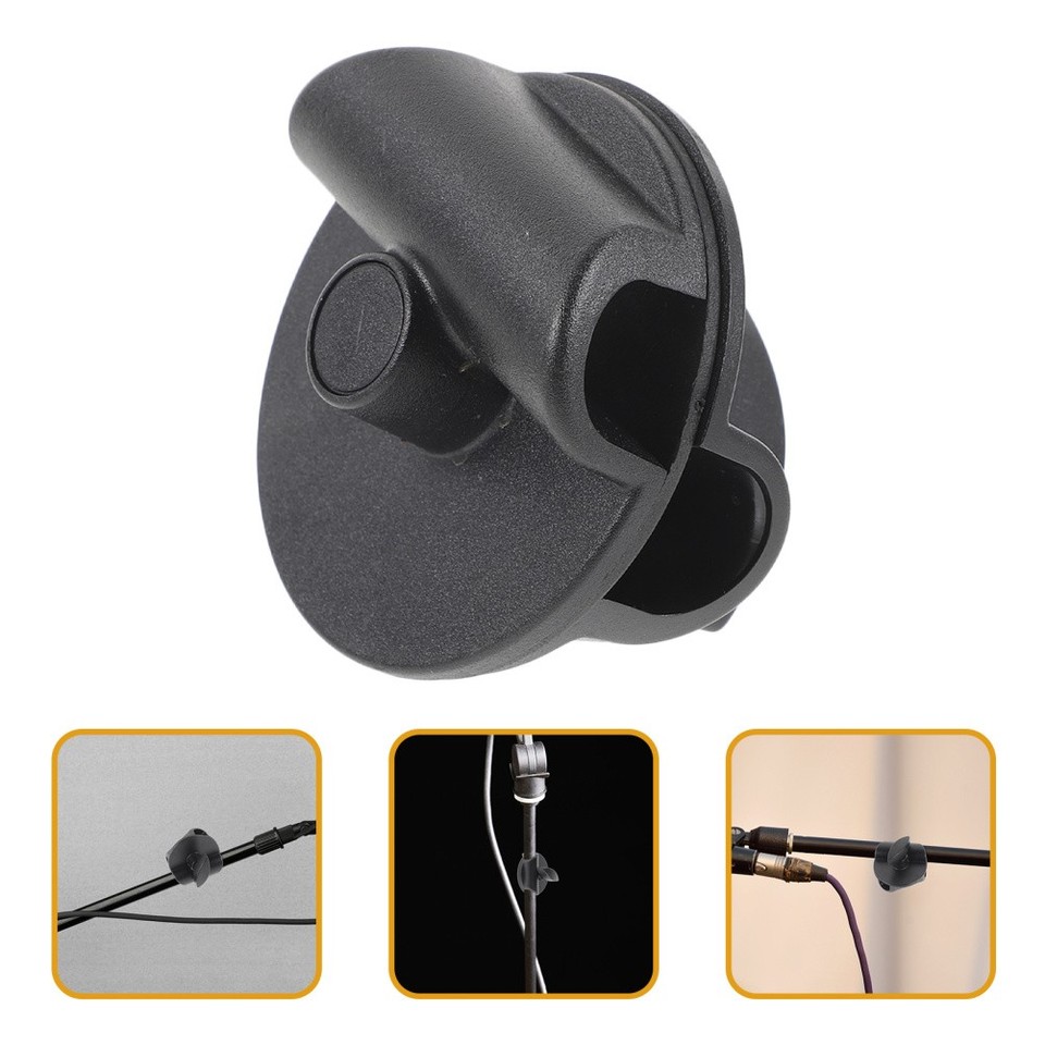 2 Pcs Microphone Arm Mount Clamp Lightweight Clip Holder Adjustable ...