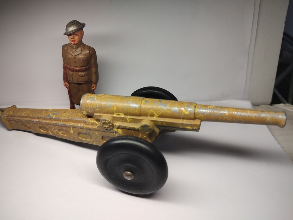 Barclay 8" Cannon W/ Soldier | eBay