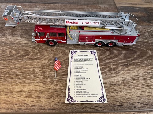 Code 3 Boston E-One Platform Tower Ladder Unit 12936 2001 Die Cast ...