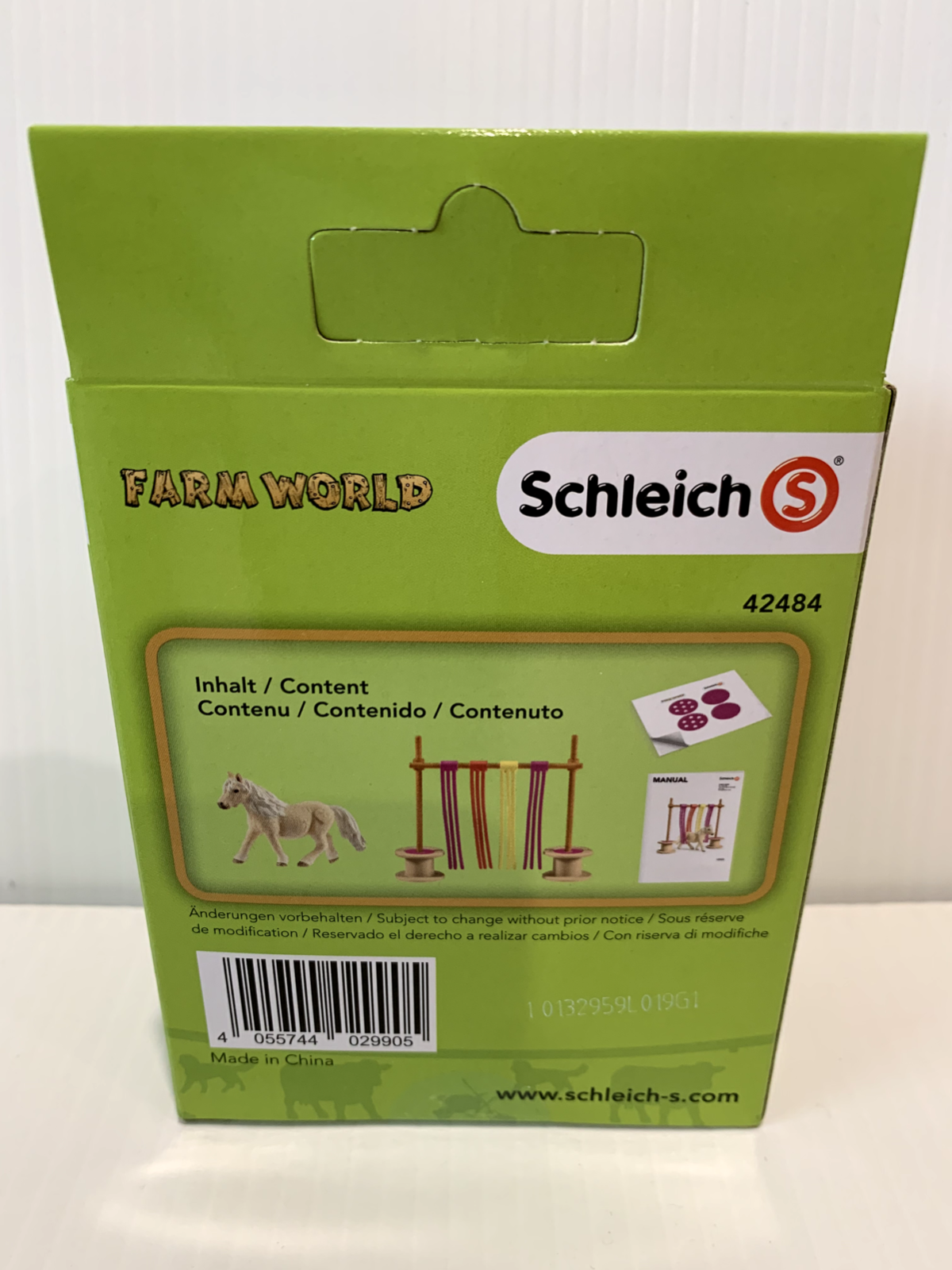 NEW Schleich 42482, 42483, 42484 Pony agility, slalom and curtain ...