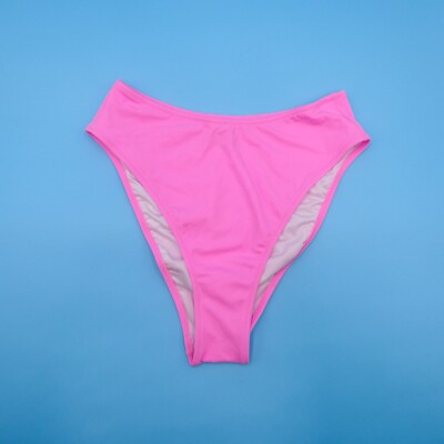 Victorias Secret Small Bikini Bottom Pink VS Deep Cut Retro VS Swimsuit ...