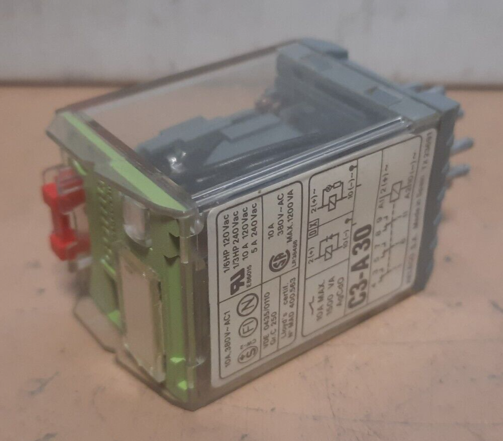 COMAT #C3-A30 RELAY (110VAC COIL)(TESTED @110VAC) R114 | eBay