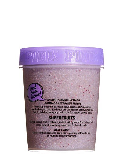 New Pink Berry Scrub Scrubby Smoothie Wash With Pomegranate Extract ...