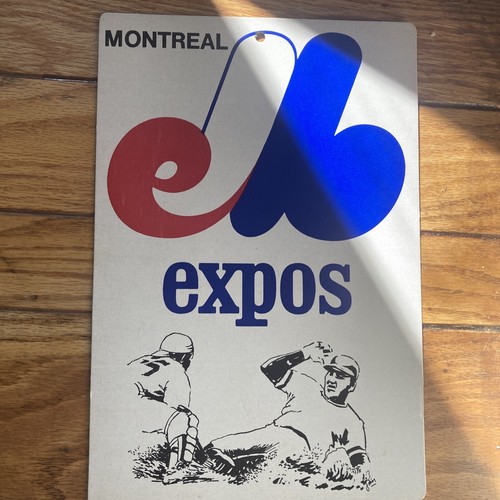 1974 Major League Baseball Logo Cardboard Sign 7.75"x11.5 Montreal ...