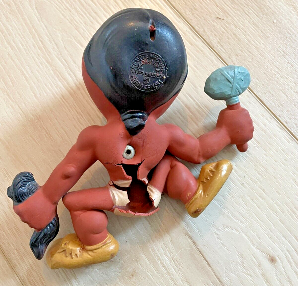 Vintage Stanford Chief Wahoo Mascot Rempel Rubber Squeeze Toy Cleveland ...