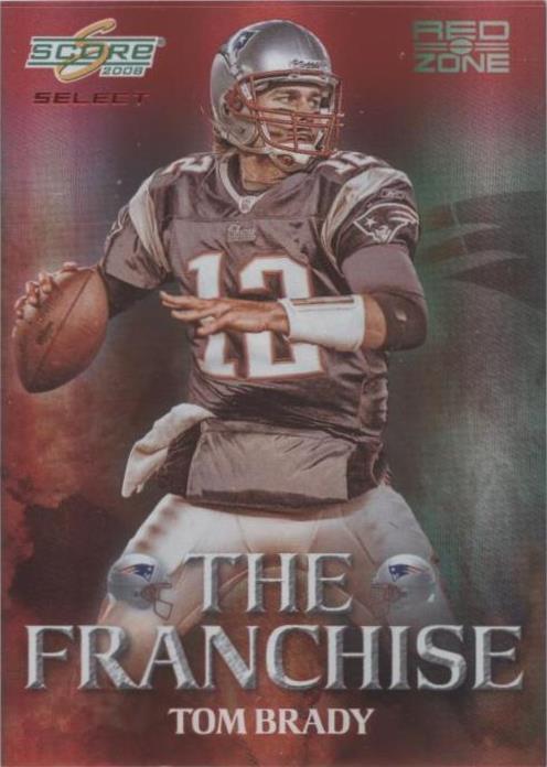2008 Score Select - The Franchise Tom Brady #F-2 Red Zone /30 for sale ...