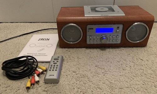 jWIN JX-CD3250 Portable Boombox FM Radio CD Player *Read Description ...