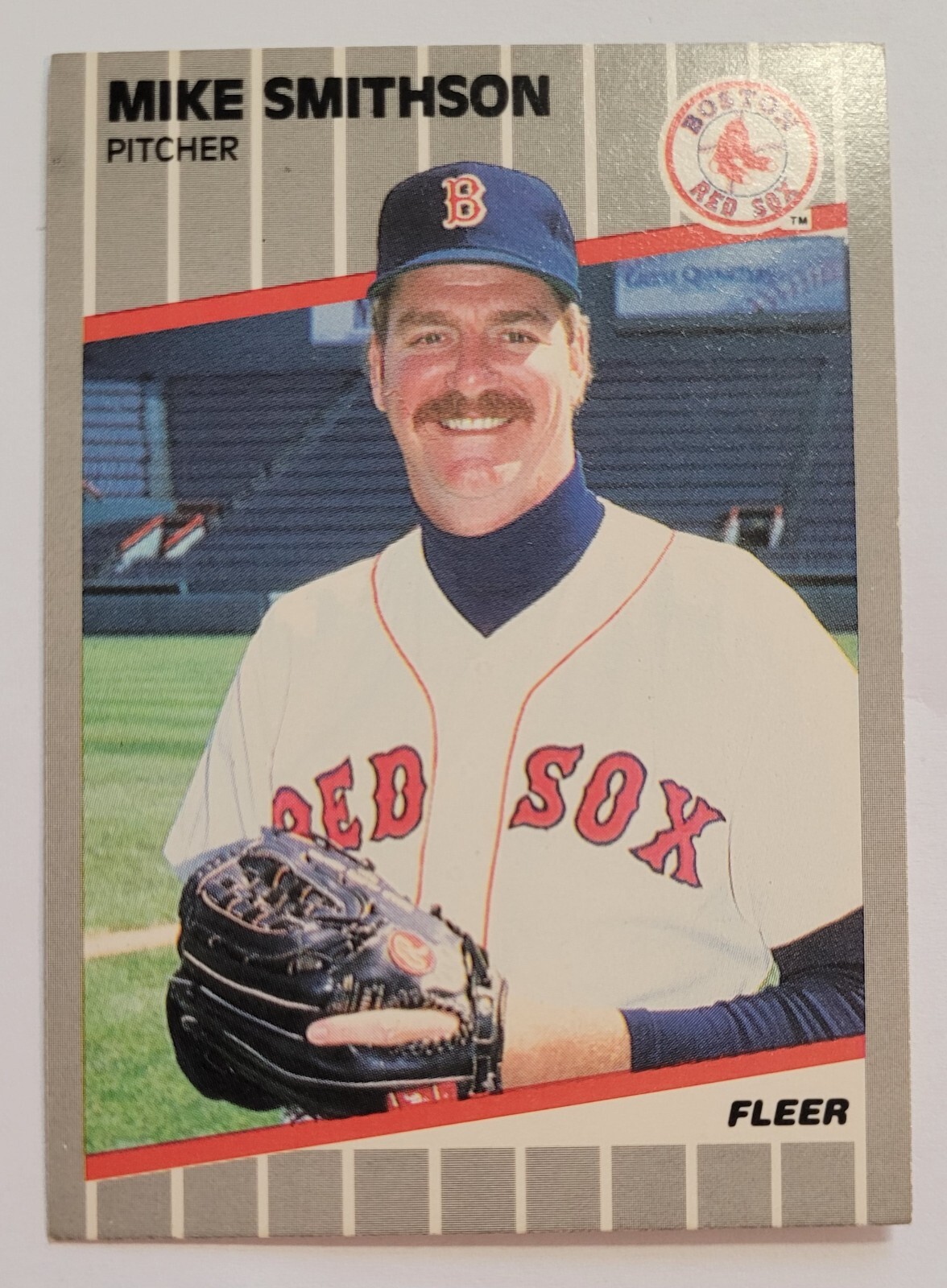 1989 Fleer Baseball Card Mike Smithson Boston Red Sox #100 | eBay
