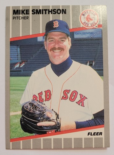 1989 Fleer Baseball Card Mike Smithson Boston Red Sox #100 | eBay