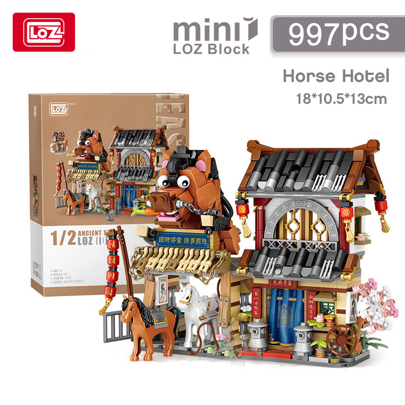 LOZ Mini Blocks Sets Food Street View Building Blocks Micro Bricks with ...