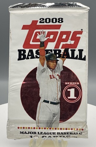 2008 Topps Series 1 Baseball 10 Card Hobby Pack Factory Sealed Pack MLB ...