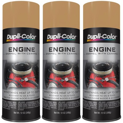 Duplicolor DE1638 (3-Pack), Engine Enamel Paint, Cummins Beige, 12 oz ...