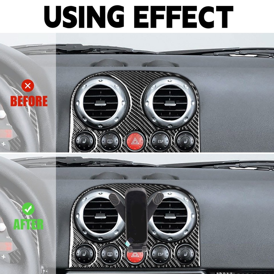 2in1 Phone Holder Mount Clips Clamp / Magnetic for AUDI TT MK1 (8N ...
