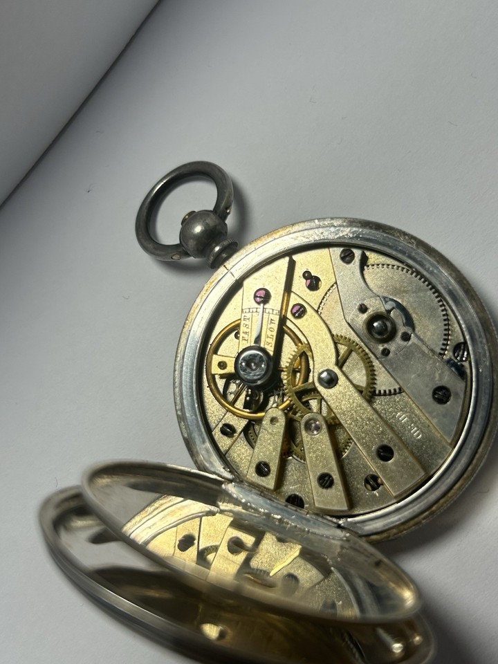 Antique Silver half-hunter pocket watch Engraved HSH Lawson & Son ...