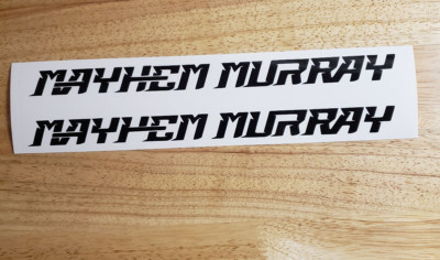 Lawn Tractor #1 mud mower racing Decals FIT murray garden tractor ...