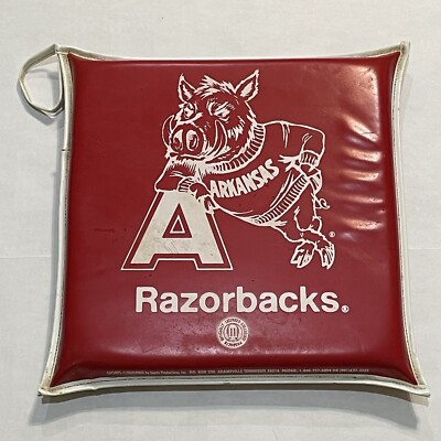 1970s Vintage Arkansas Razorbacks Hogs WPS Stadium Padded Seat Cushion ...