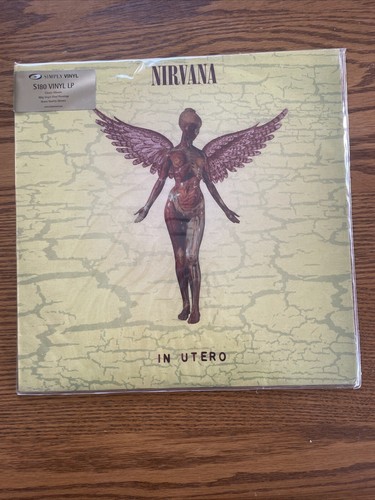 Nirvana In Utero LP Simply Vinyl 1998 UK 180 gram + POSTER EX [Kurt ...