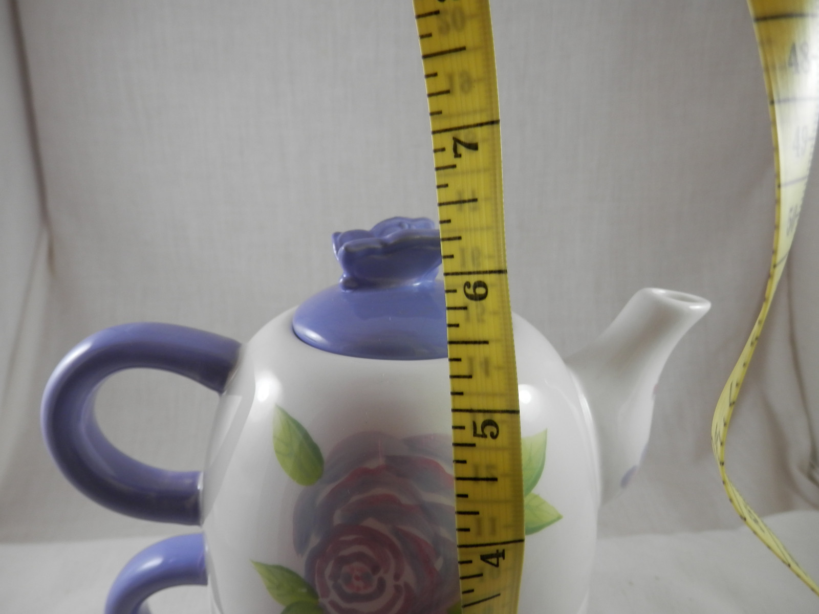 Stacking Butterfly Teapot & Cup Combo Violet & flowers | eBay
