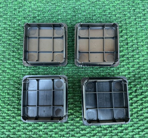 Set of 4 Soloflex Square Tube End Caps Replacement Parts Original Gym ...