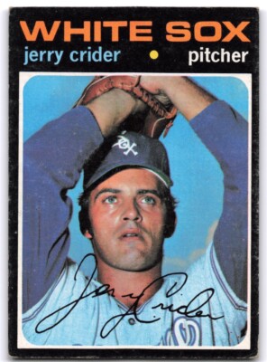 1971 Topps Jerry Crider Chicago White Sox #113 | eBay