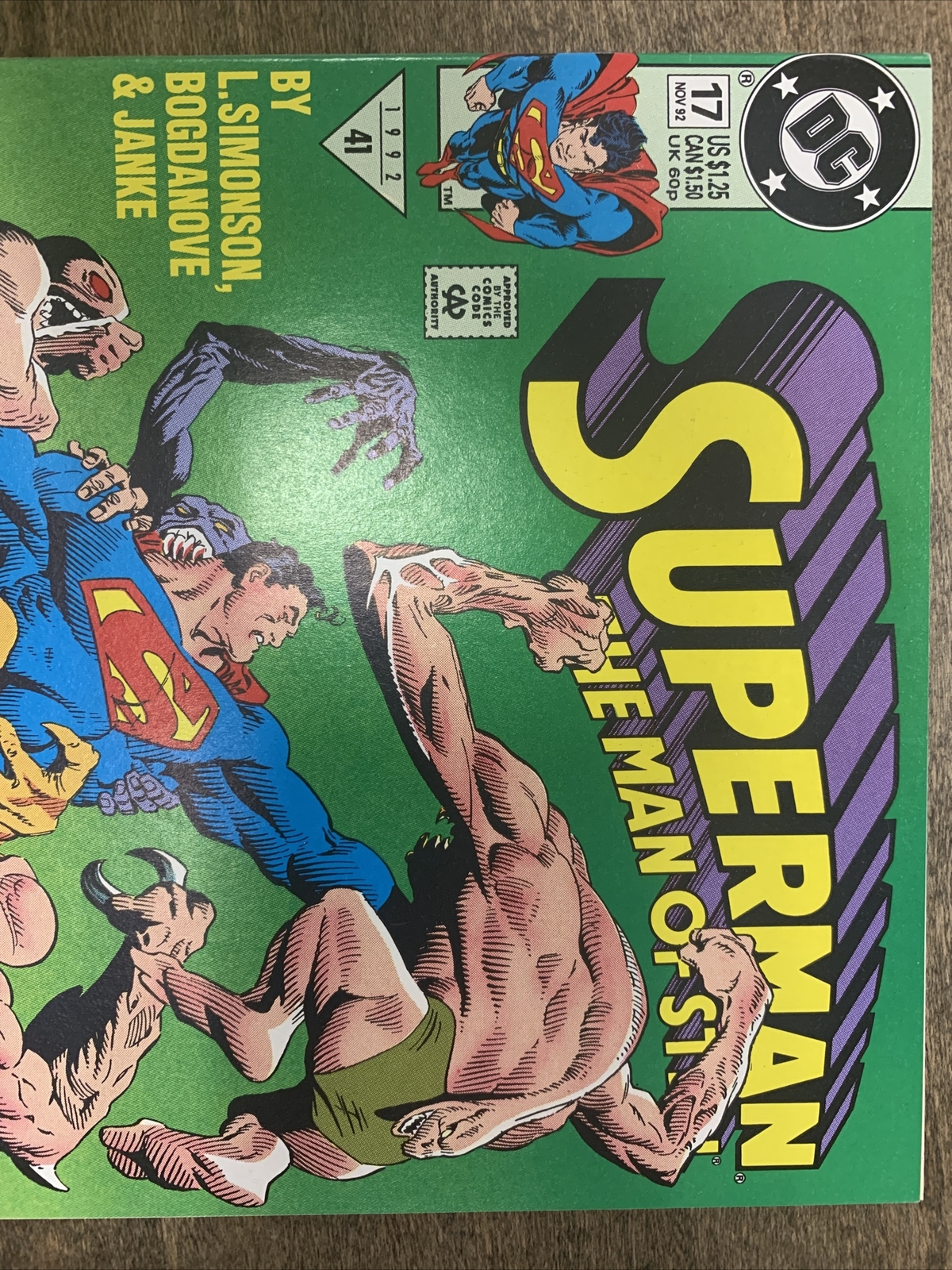 Superman: The Man of Steel #17 (DC, 1992) 1st Cameo Doomsday Jon Bogdanove NM | eBay