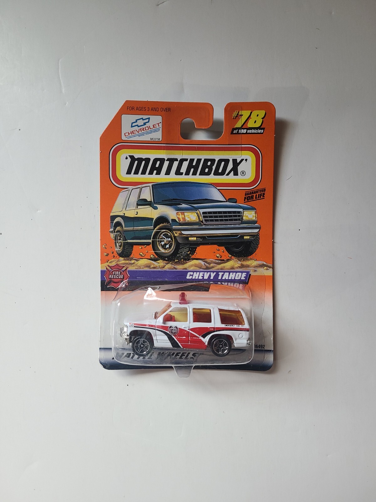 1998 Matchbox Chevy Tahoe #78 Die-Cast Cars MOC | eBay