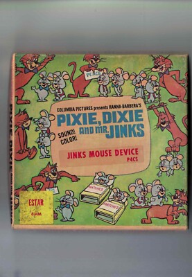 pixie, dixie, and mr jinks super 8 sound color jinks mouse device TRES ...