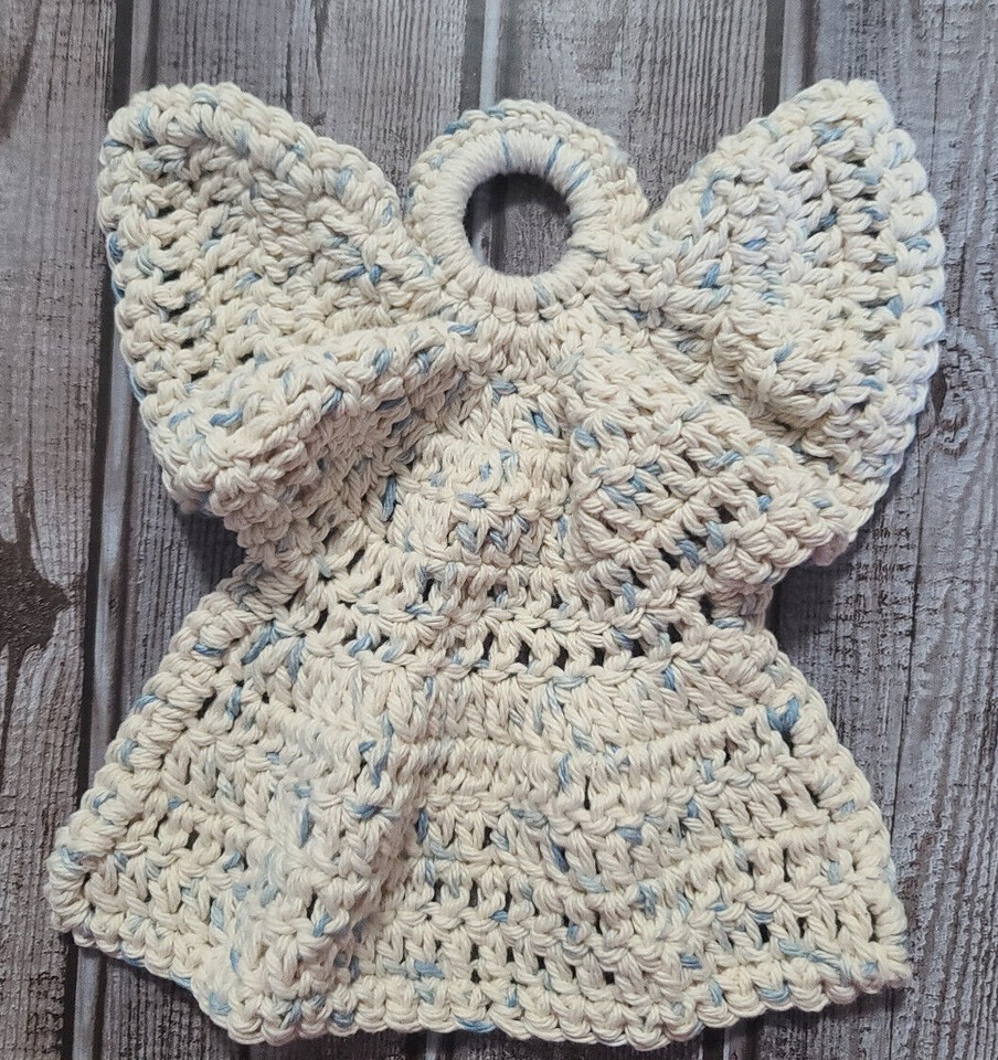 Handmade Angel dishcloth (Approx 9") You pick design Kitchen gadgets | eBay