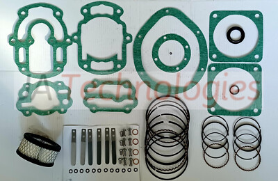 Ingersoll Rand Model 253 compatible Compressor Rebuild Part Kit / Tune ...