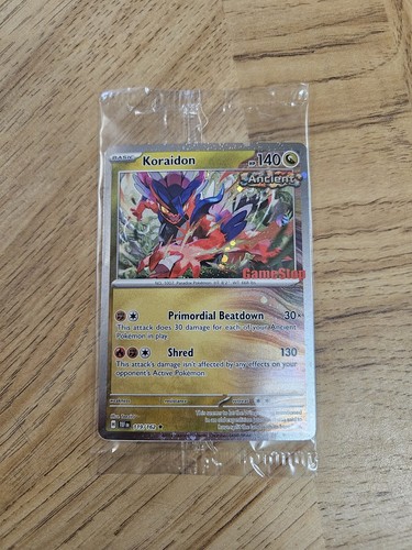 Pokémon TCG - Koraidon 119/162 Gamestop Exclusive Promo Card - Temporal ...