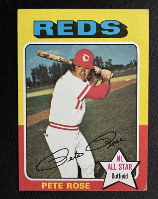 Pete Rose 1975 Topps Mini Card #320 | eBay