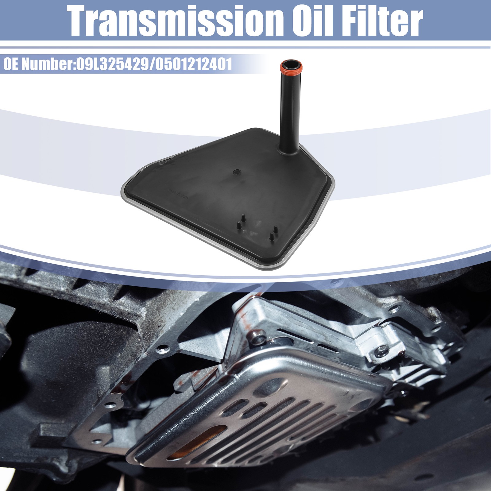 Automatic Transmission Oil Filter for Audi A6 2002-2016 No.09L325429 ...