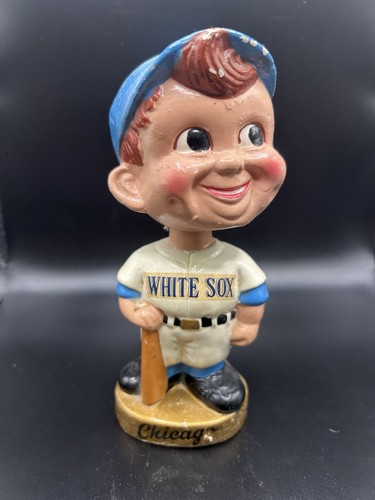 Vintage Chicago White Sox Gold Base Nodder Bobblehead | eBay