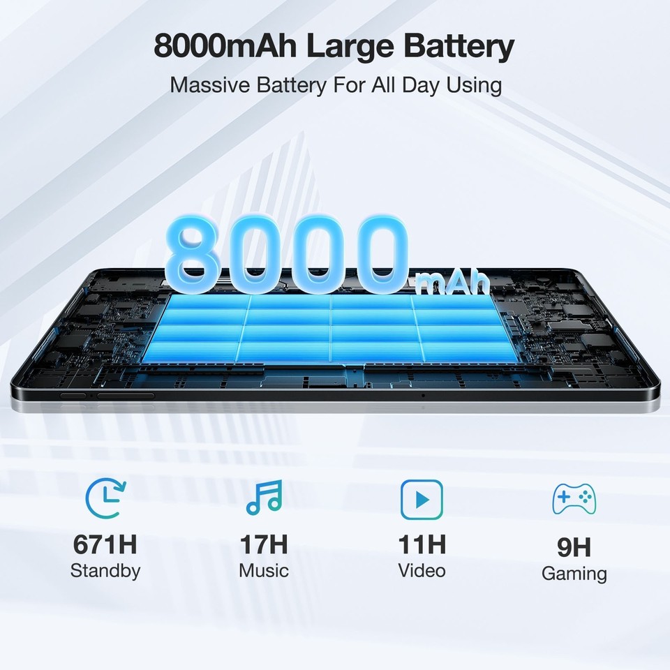 DOOGEE T30E Tablet 11 Inch Tablets 9GB+128GB Android14 8000mAh Tablet ...