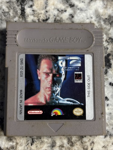 T2: Terminator 2 Judgment Day Nintendo Game Boy 1991 Authentic Tested ...