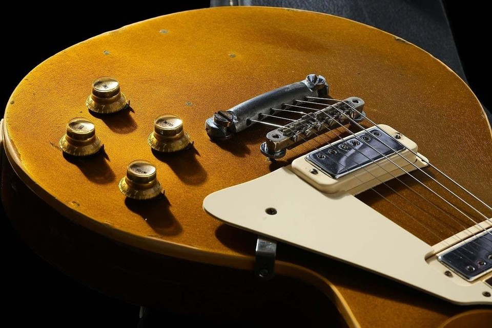 Gibson Les Paul Deluxe Gold Top 1971 Used Electric Bass Guitar 1970 | eBay
