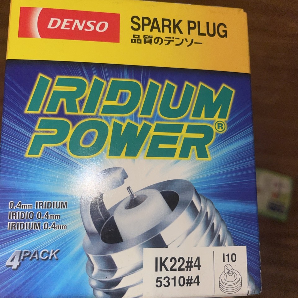 #5310 DENSO IRIDIUM POWER SPARK PLUGS - IK22#4 -- NEW - AUTOMOTIVE | eBay