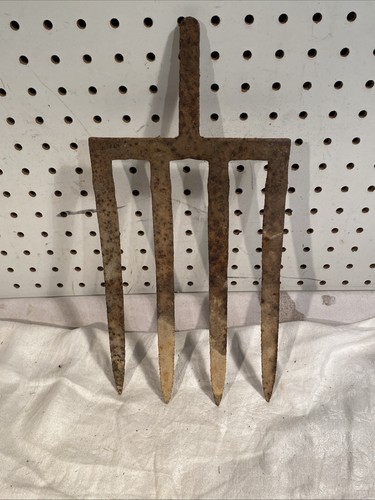 4 Tine Potato Fork Garden Farm Vintage Decor Country Rustic Tool ...