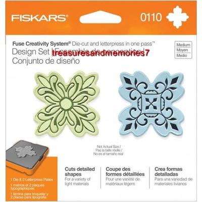 Fiskars Fuse Creativity Design Set 0110 ELEMENT Die Cut & Letterpress ...