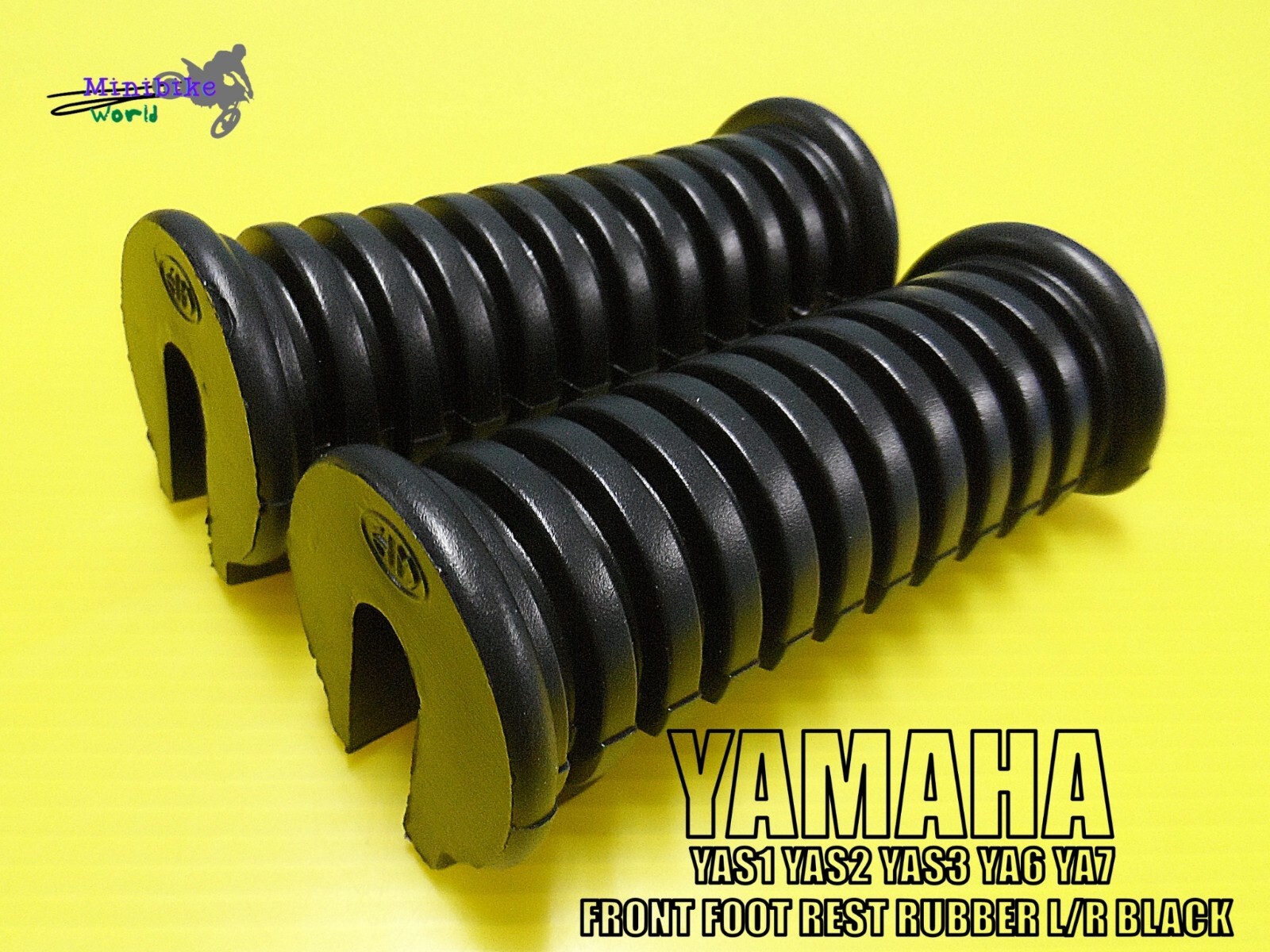 Fit YAMAHA YAS1 YAS2 YAS3 YA6 YA7 FRONT FOOT REST RUBBER L/R [mi3645 ...