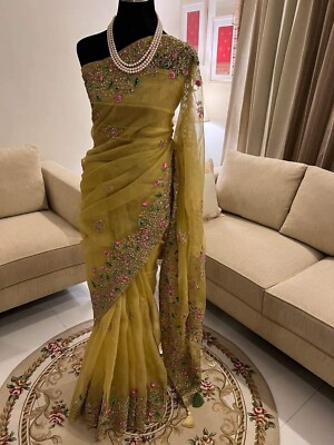 Pure Sopura Muslin Saree With Karchupi Work. Preorder | eBay