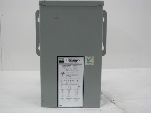 Hevi-Duty HS5F3AS 3 KVA Transformer 240/480 to 120/240VAC 60HZ ...