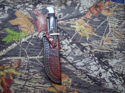 Leather Buck 124 Custom Sheath No Knife | eBay