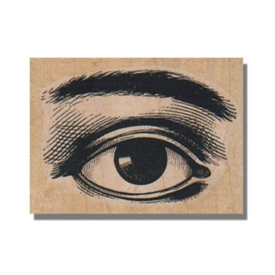 Mounted Rubber Stamp, Vintage Eye, Looking, Eyes, Face, Eyeball, Mixed ...