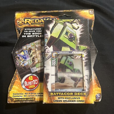 😍Redakai Cards Deck NEW Starter Pack BATTACOR w/43 Cards 2011 Spin ...
