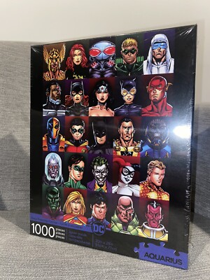 Aquarius Puzzle DC Comics Heroes & Villains Jigsaw Puzzle 1,000 pieces ...