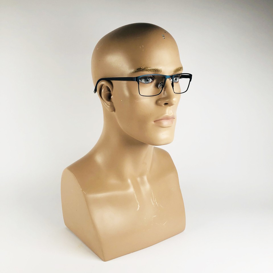 SPECSAVERS eyeglasses BLUE RECTANGLE glasses frame MOD: THROW 30687813 ...